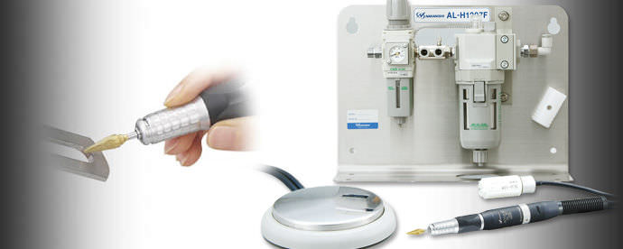 Handheld micro grinder - ROTUS - Nakanishi - pneumatic / pencil