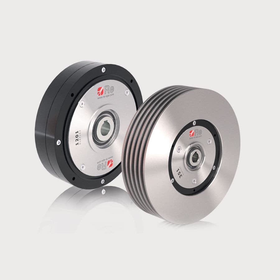 Powder brake - ELEFLEX - Re S.p.A. - electromagnetic / high-torque ...