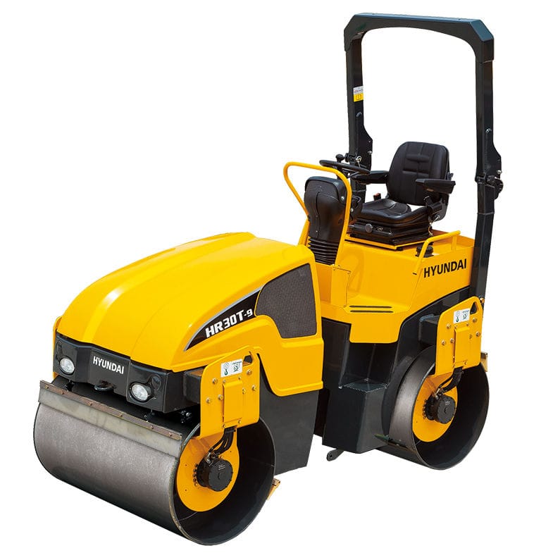 Tandem road roller - HR30T-9 - Hyundai Construction Equipment Americas ...