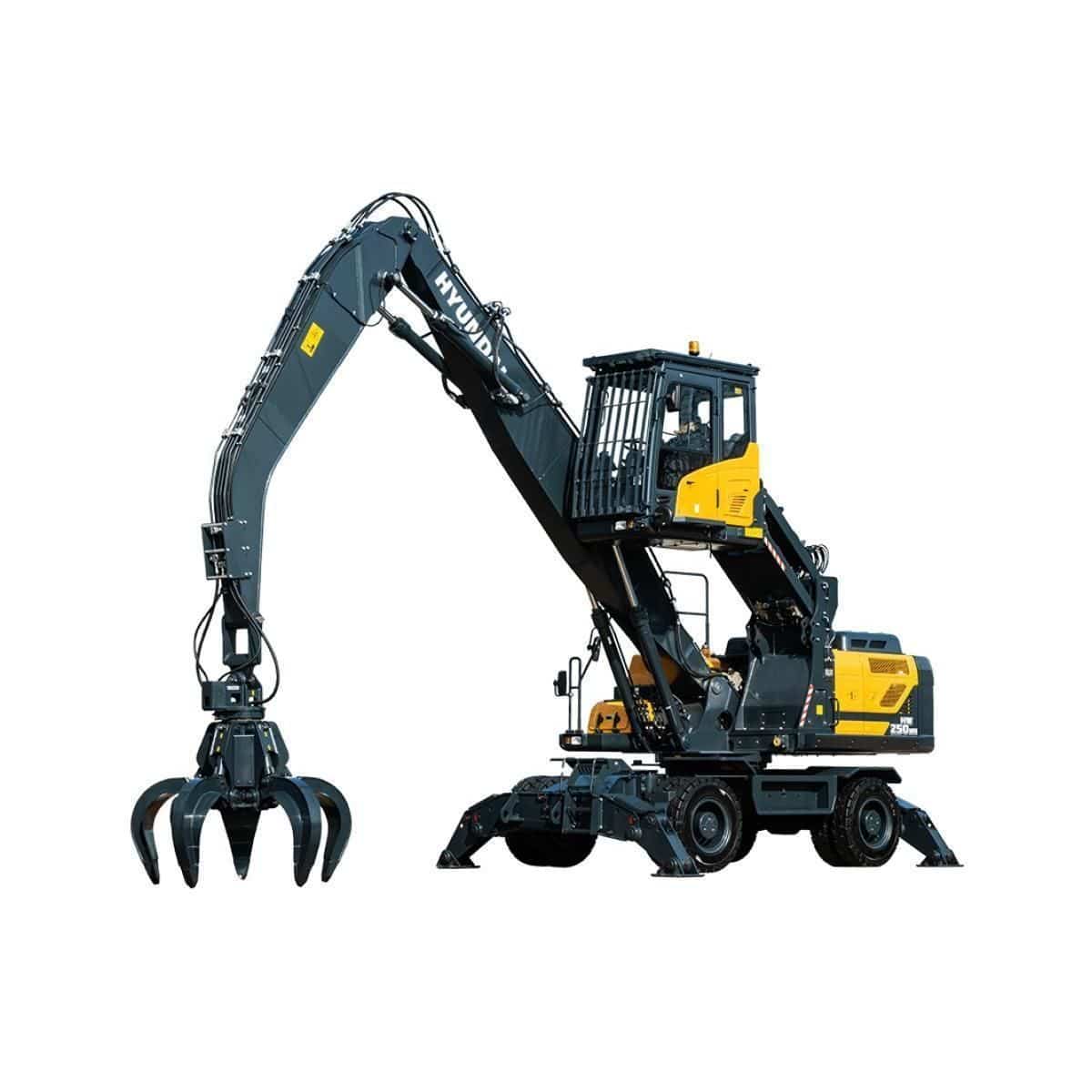 Mobile material handler - HW250A MH - Hyundai Construction Equipment ...