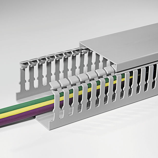 Cabling trunking - Serie HTWD-HF - HellermannTyton España - ABS / PC ...