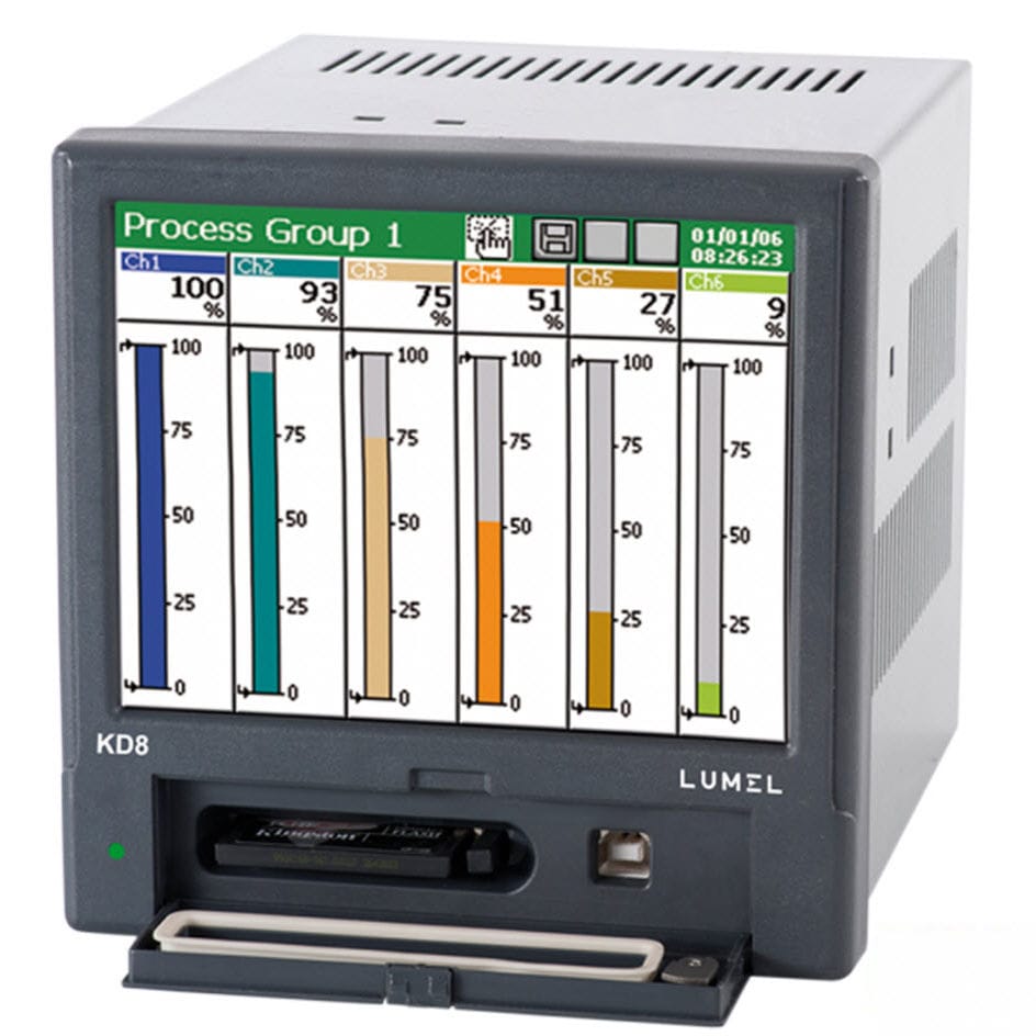 Chart recorder - KD8 - DITEL - digital / network / alarm