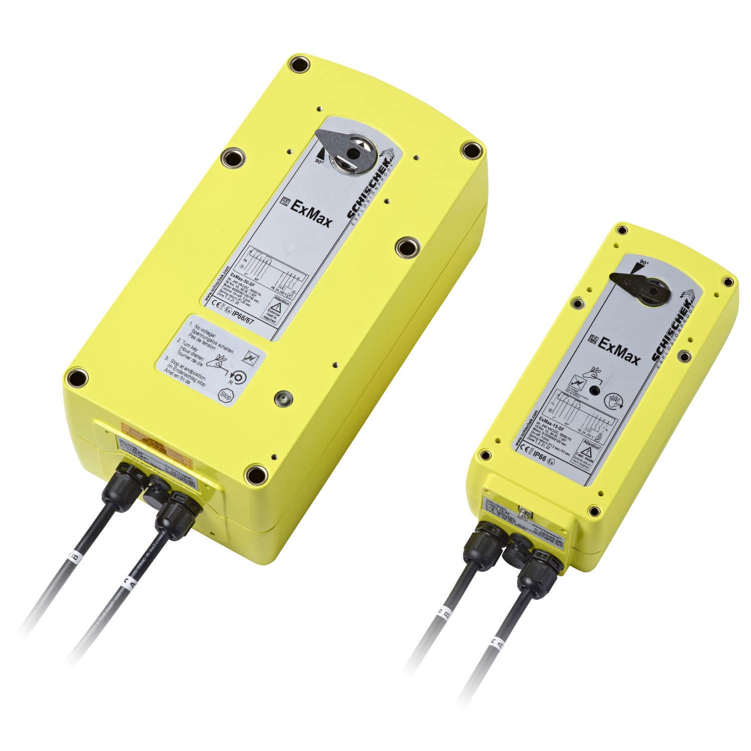 Electric valve actuator - ExMax - Rotork - part-turn / compact / ATEX