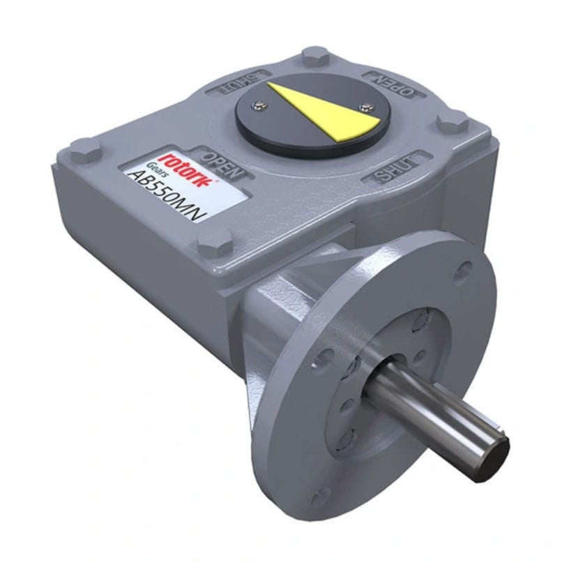 Motorized valve actuator - ABM - Rotork - quarter-turn / worm gear / ball