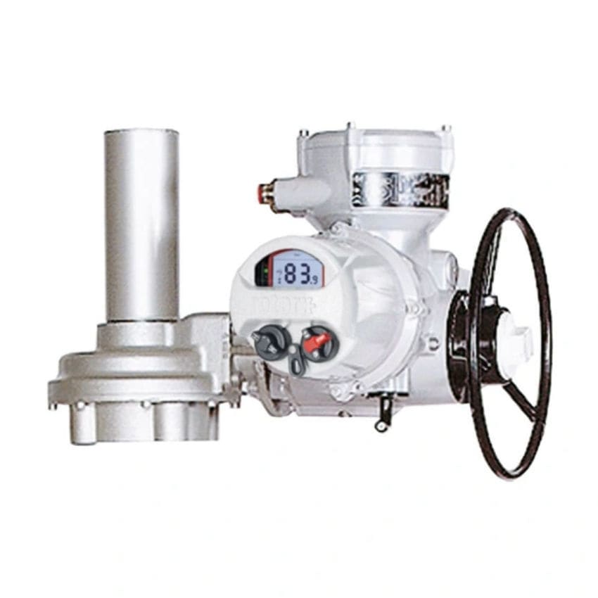 Motorized valve actuator - IB - Rotork - multi-turn / bevel gear / with ...