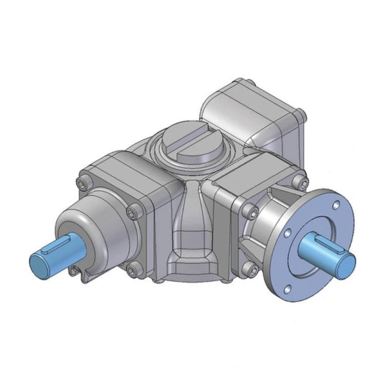 Bevel gearbox - DSB - Rotork - right angle / dual-shaft / for valve ...