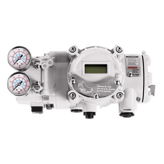 Manual valve positioner - YT-3400 - Rotork - multi-turn / single-acting / double-acting