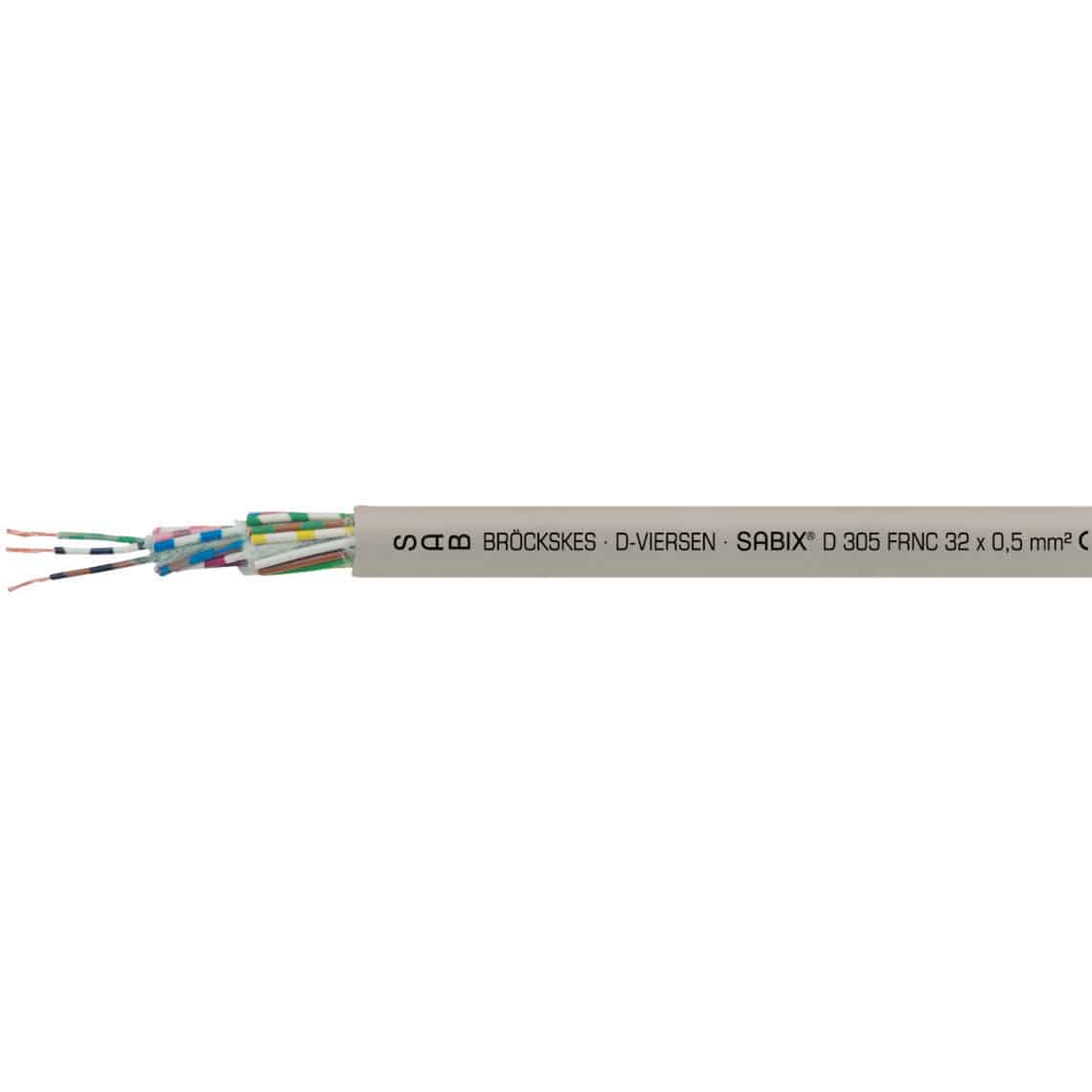 Electrical data cable - SABIX® D 305 FRNC - SAB BROECKSKES GMBH & Co. KG - DIN / insulated ...
