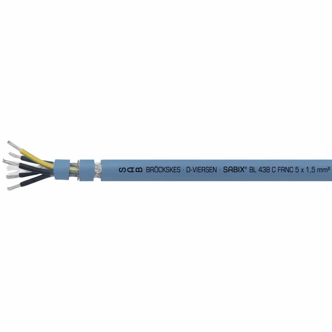 Halogen-free electrical cable - SABIX® BL 438 C FRNC - SAB BROECKSKES GMBH & Co. KG - power ...