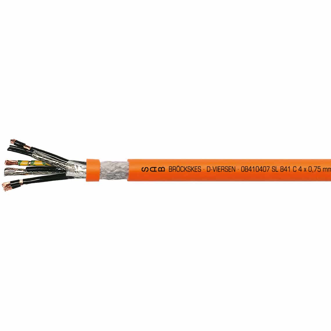 Servo motor electrical cable - SL 841 C - SAB BROECKSKES GMBH & Co. KG ...