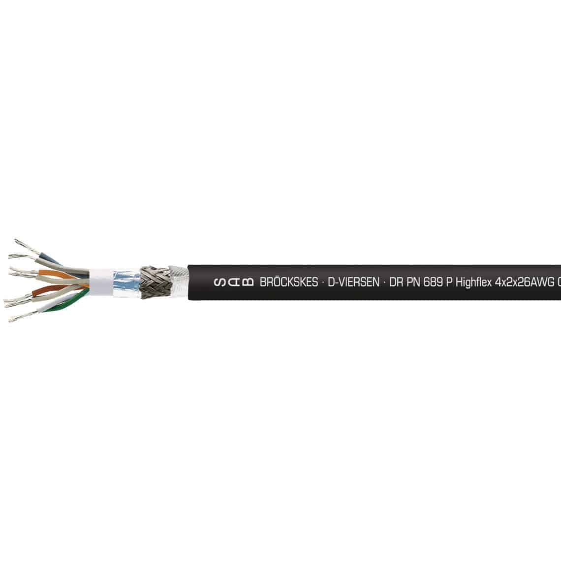 Ethernet electrical cable - DR PN 689 P Highflex - SAB BROECKSKES GMBH & Co. KG - data / RJ45 ...