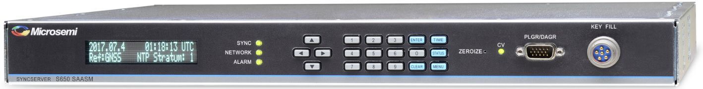 NTP time server - SyncServer S650 SAASM - Microsemi - GPS / modular