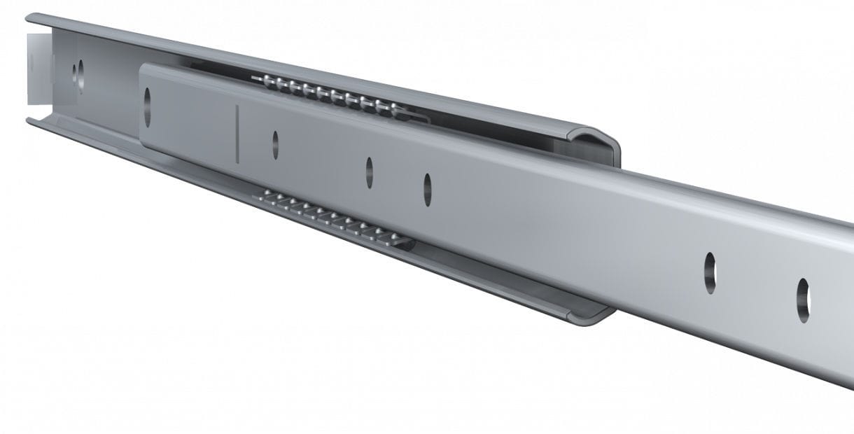 Partial-extension slide - EMS - Thomas Regout - telescopic / ball ...