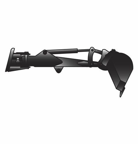 Skid steer loader hydraulic backhoe - Bob-Tach™ - BOBCAT