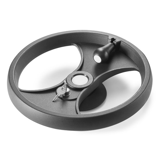 Control handwheel - D603 - Boteco - spoked / swing-handle / plastic