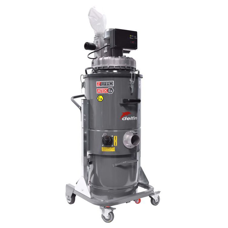 Industrial vacuum cleaner - ZEFIRO EL ATEX Z22 - Delfin Vacuums - dry ...