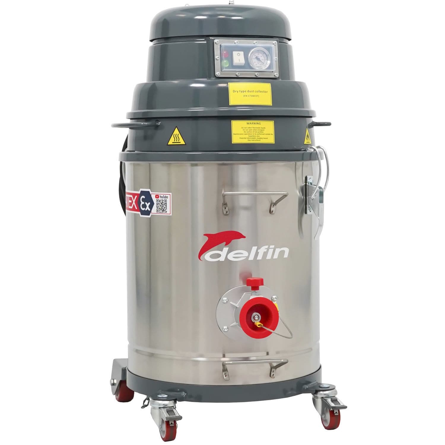 Industrial vacuum cleaner - MTL 301 1/3D - Delfin Vacuums - dry ...