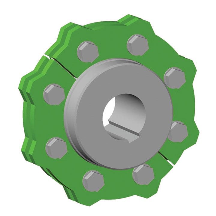 Chain sprocket wheel - 57 HRC - 4B Braime Components - straight-toothed ...