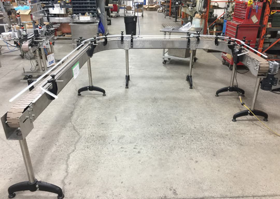 Chain conveyor - JDA PROGRESS IND. - straight / curved / wide