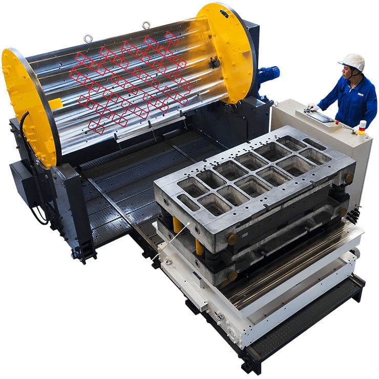 Mold rotator - SMP series - Pascal Corporation - electric / 180°