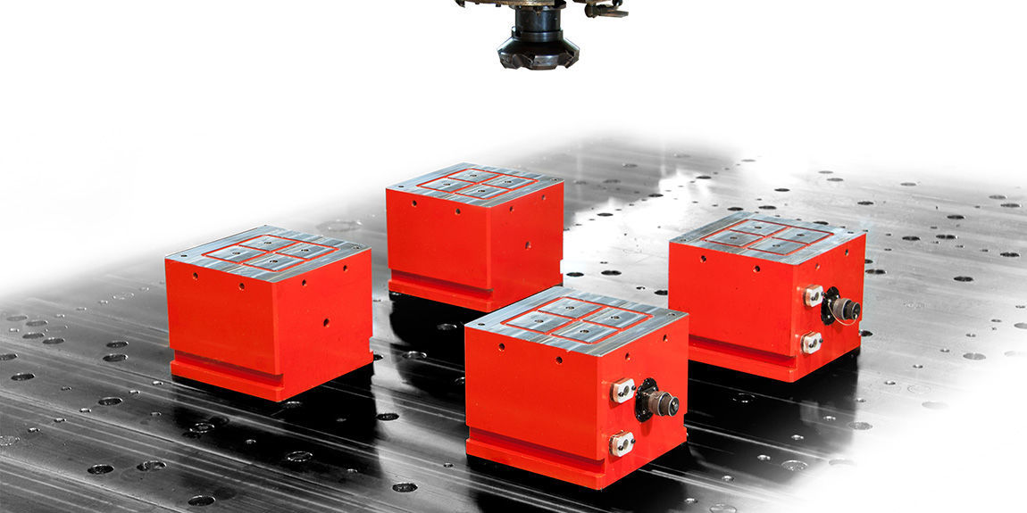 Magnetic clamping device - MGW - Pascal Corporation - workpiece / machining