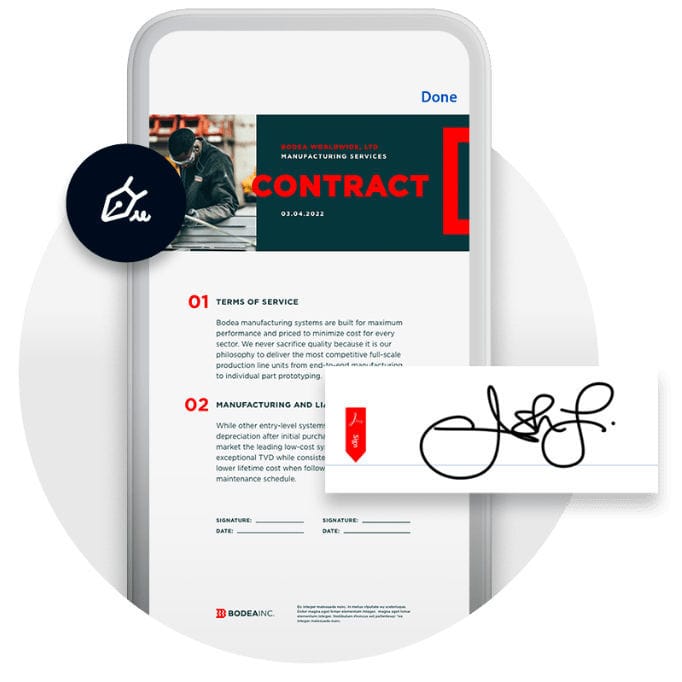 Document management software - Sign - ADOBE