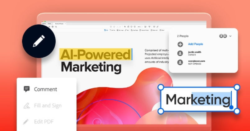 Document management software - Acrobat Standard - ADOBE - control ...