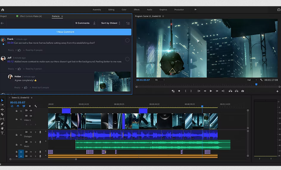 Storage software - Frame.io - ADOBE - editing / sharing / video editing