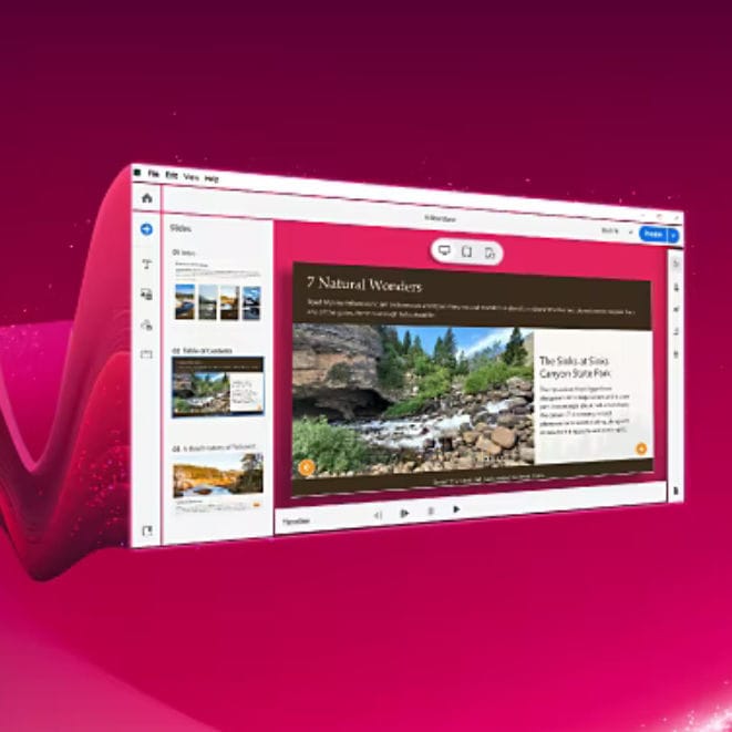 Management software - Captivate - ADOBE - interface / programming / design