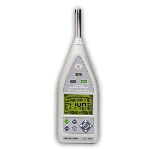 Integrating sound level meter - ST-107 - Tenmars Electronics - class 2 / digital