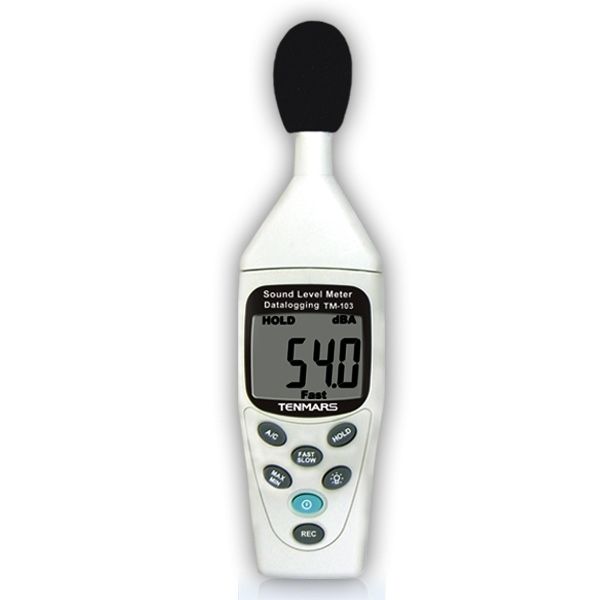 Integrating sound level meter - TM-103 - Tenmars Electronics - class 2 / digital / data logging