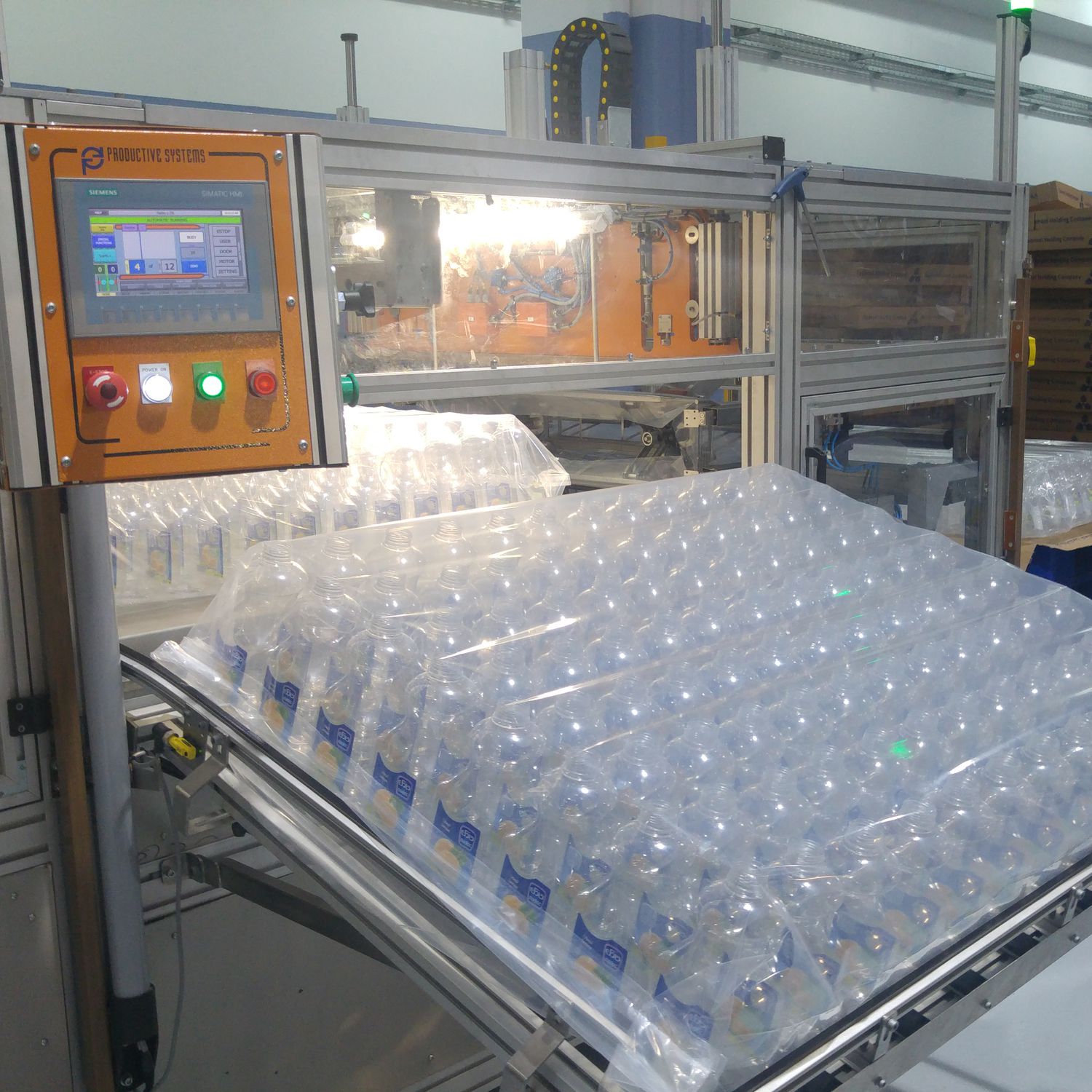 Horizontal bagging machine / for bottles / high-speed / with servo ...