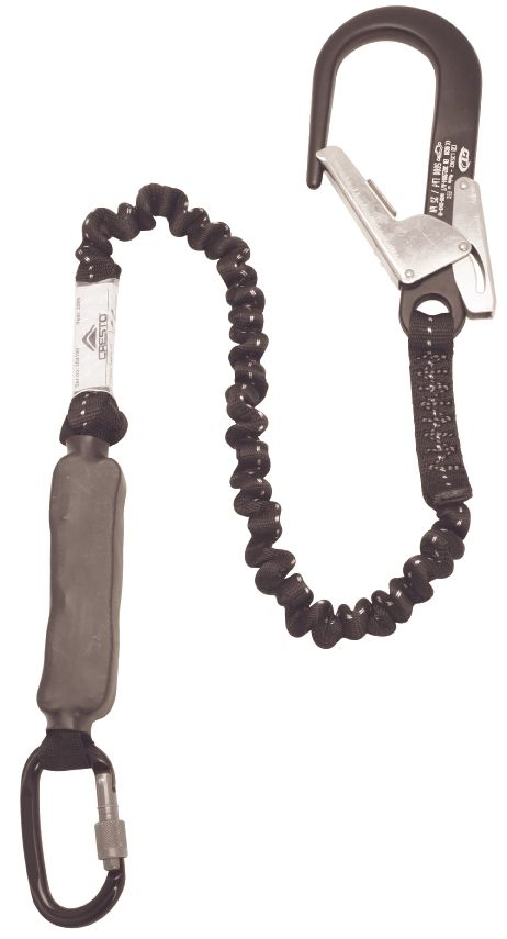Rope fall arrest lanyard - Cresto 1301 F - Cresto Safety - shock absorbing