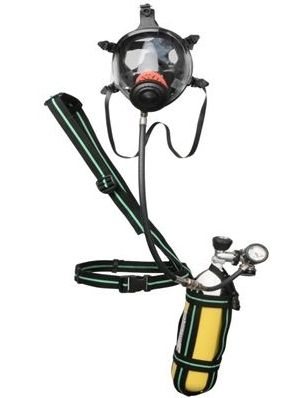 Helmet with respirator - 30 l/min, 300 bar | BVF/A 1303 - Spasciani