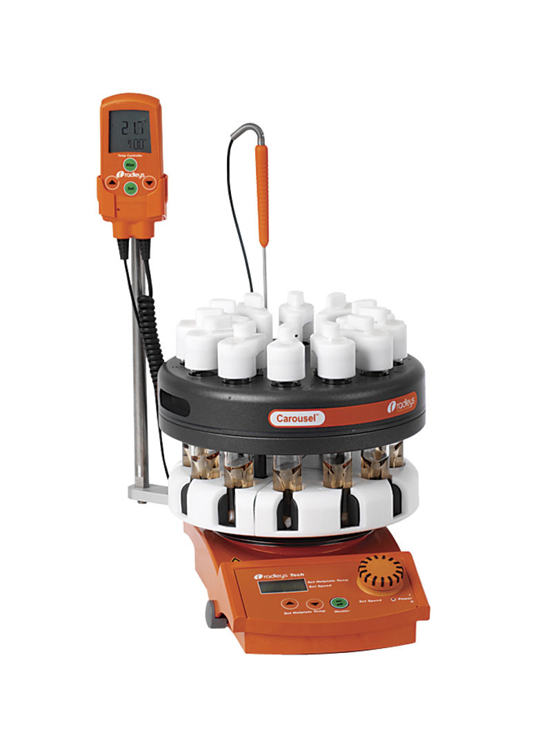 Laboratory reactor - max. +180 °C, 1 - 20 ml | Carousel 12 Plus ...
