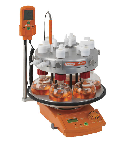 Laboratory reactor - +180 °C, 5 - 250 ml | Carousel 6 Plus - Radleys ...