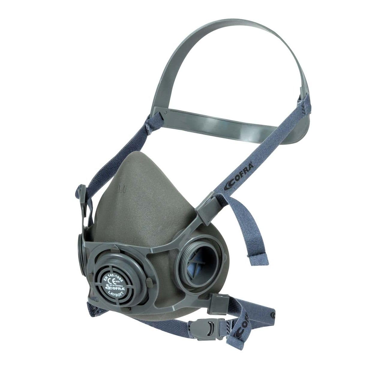 Half-mask respirator - LAYSOFT - COFRA - double-filter / bayonet ...