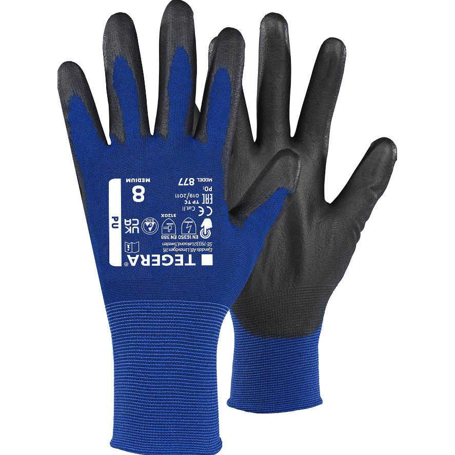 Anti-static safety gloves - TEGERA® 877 - Ejendals Suomi Oy - work ...