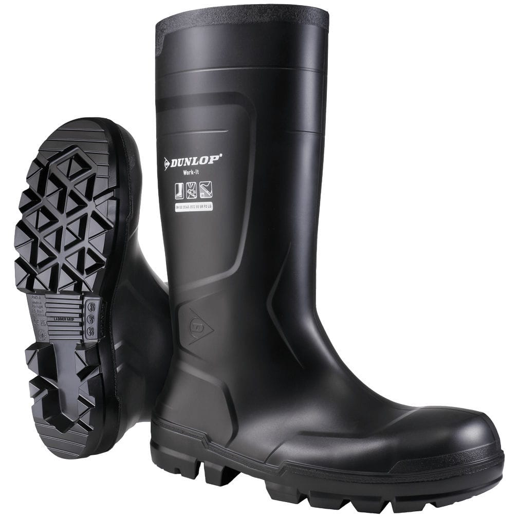 Industrial use safety boots - NB2HD01 - Dunlop Hevea (IPF) - waterproof ...