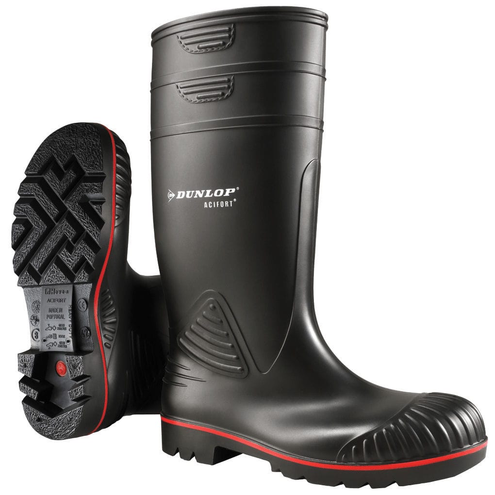 Industrial use safety boots - A442031 - Dunlop Hevea (IPF) - anti-slip ...