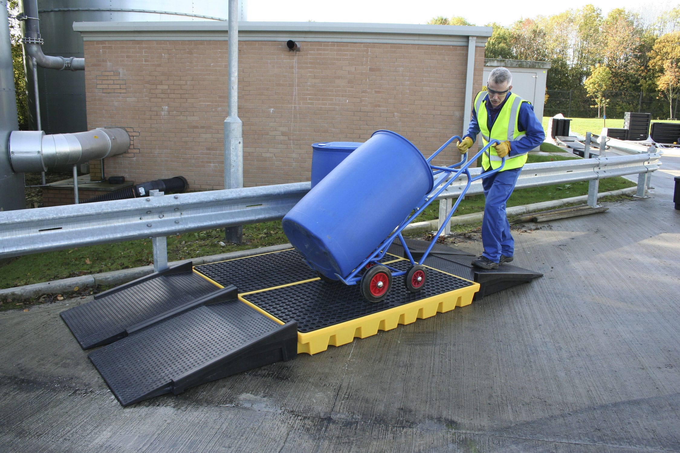 Industrial flooring ramp - JR1, JRB1 - Jonesco - modular