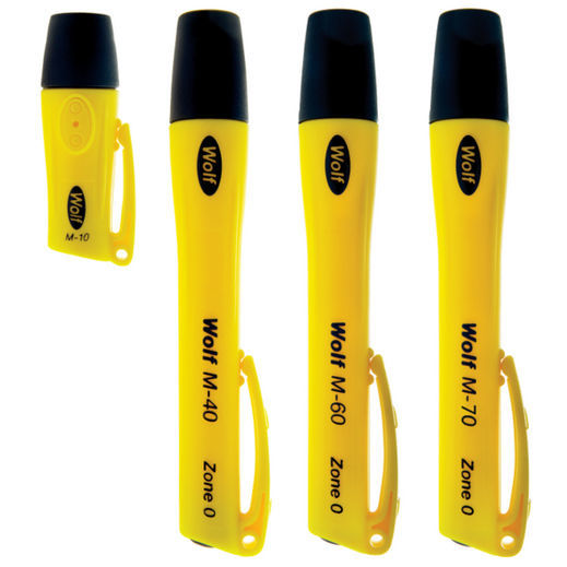 LED flashlight - M series - Wolf Safety Lamp Company - for hazardous ...