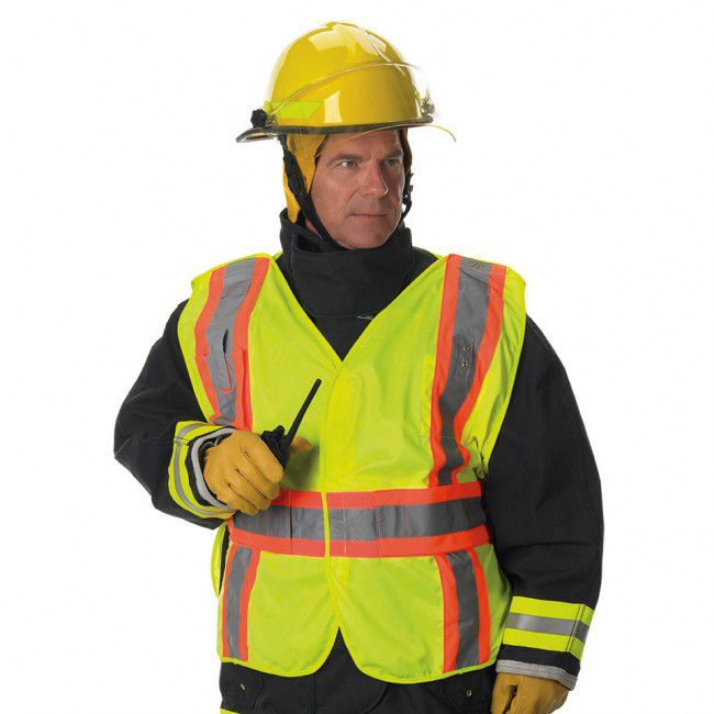 Work vest - Premium Solid 5 (V+AF-OSP2GBV) - Lakeland Industries - high ...