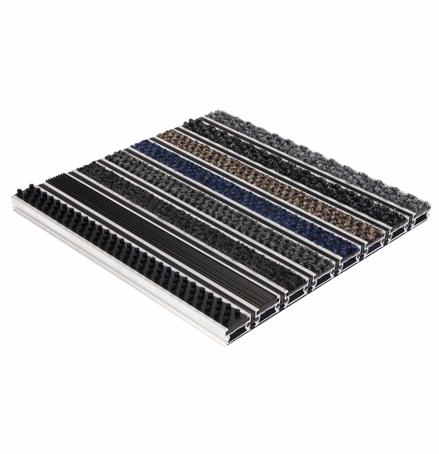 Dust control mat - Plan.a™ - COBA Europe Ltd - ribbed / rubber / PVC