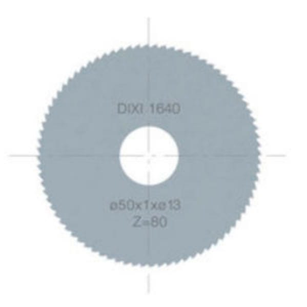 Carbide slitting saw - DIXI 1640 R series - DIXI Polytool - metal