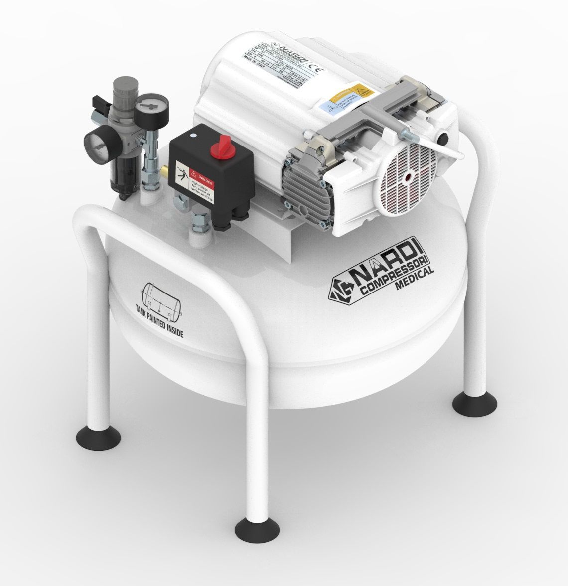 Piston compressor - Esprit 2V - NARDI COMPRESSORI - air / electric ...