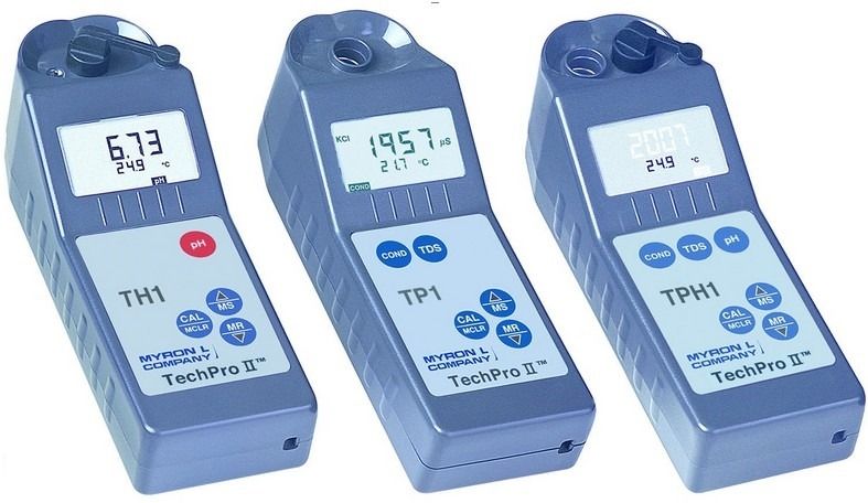 Temperature measuring instrument - TechPro II™ - Myron L Company - TDS / pH / conductivity