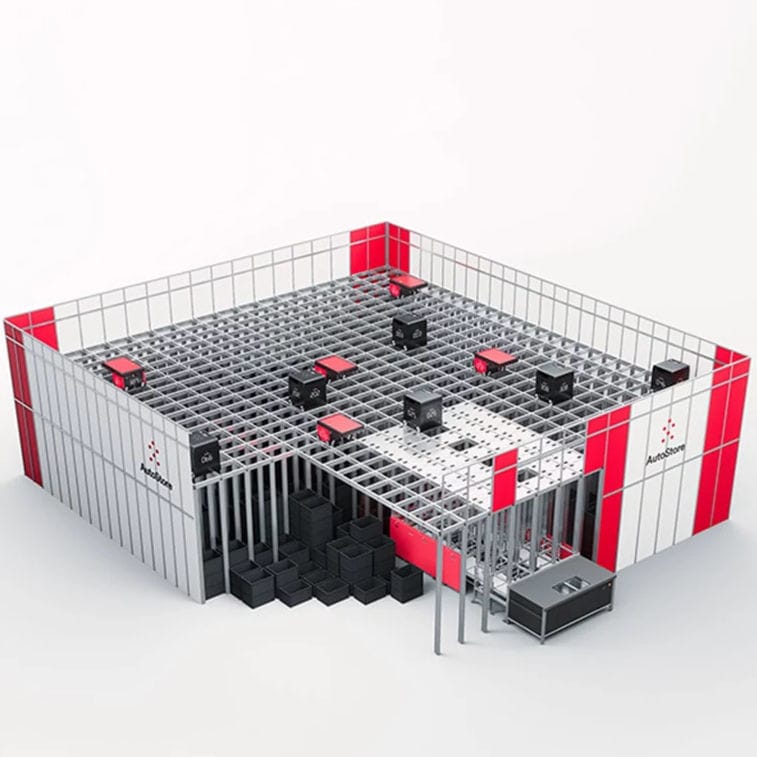 Buffer storage system - AutoStore Black Line - DEMATIC