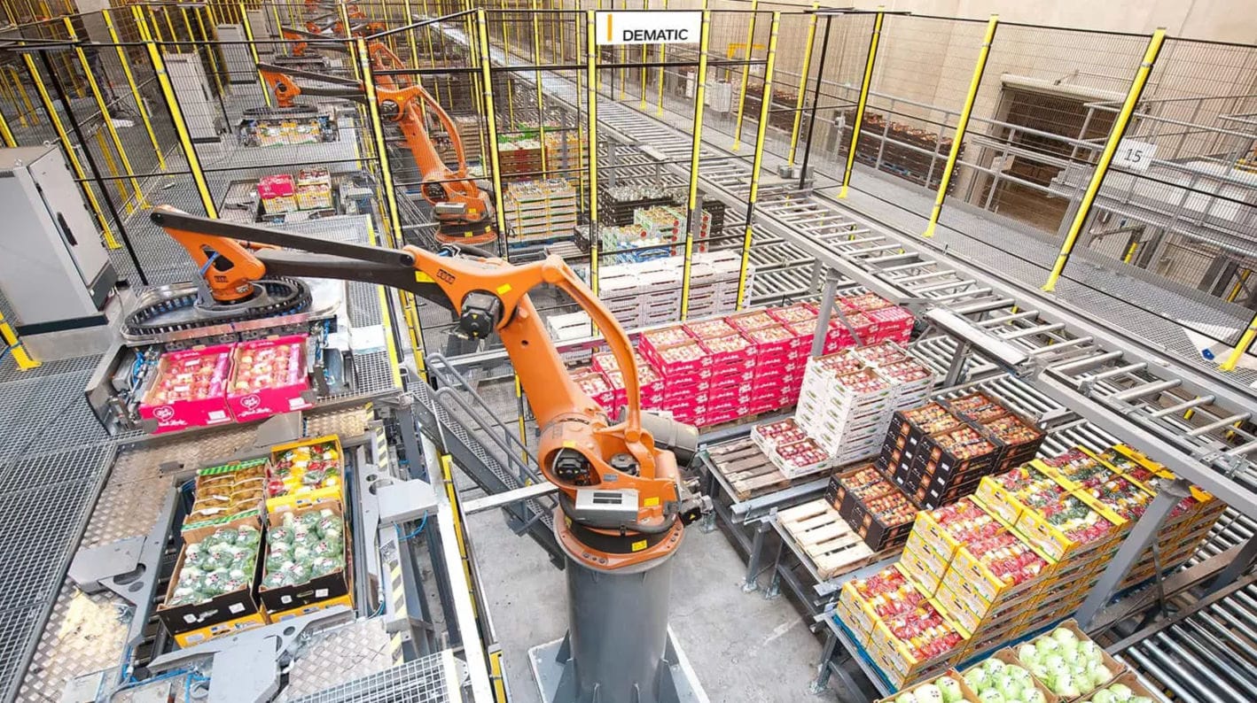 Robotic palletizer and depalletizer - AMCAP - DEMATIC - layer / for ...