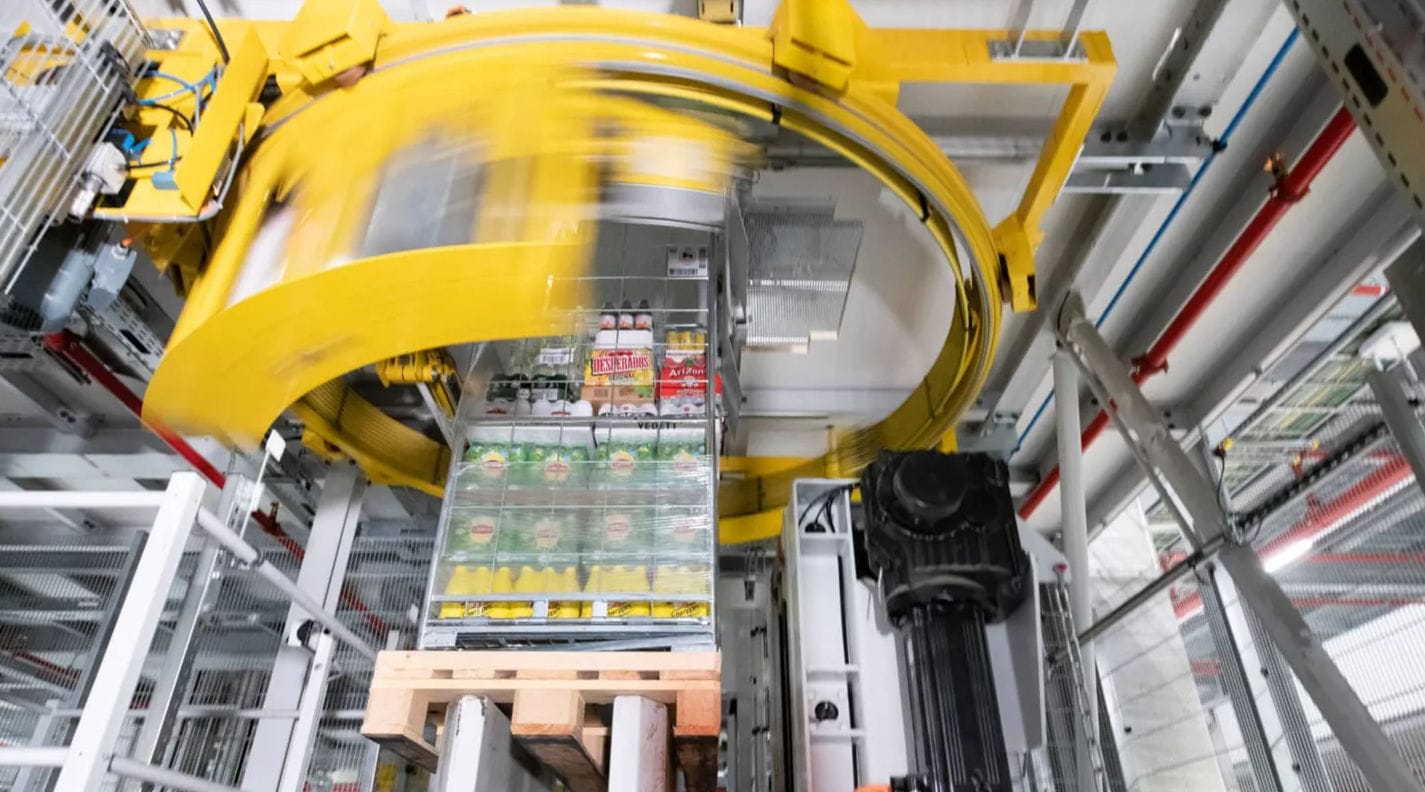 Robotic palletising system - DEMATIC - layer / case / shelf